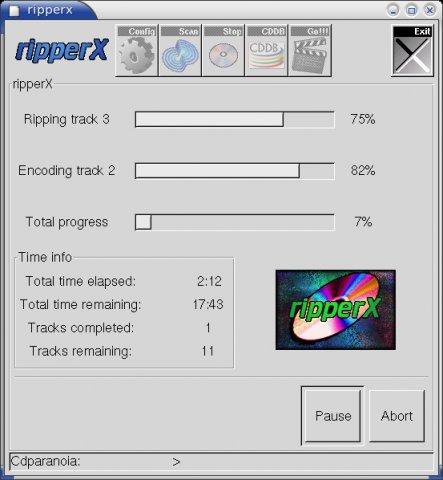 ripperX ~ Lightweight Unix Ripper | The Audio File