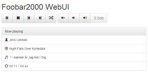 Foobar2000 ~ Web User Interface | The Audio File